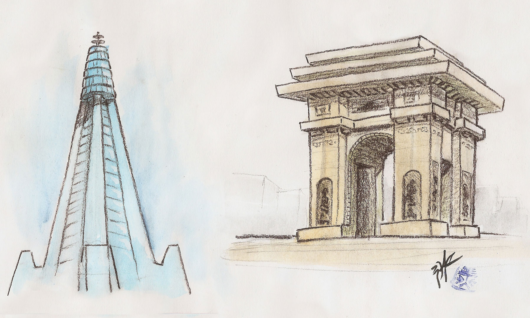 Painting in North Korea – Lucas Green Portfolio